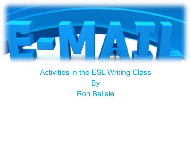 Activities in the ESL Writing Class | PPT