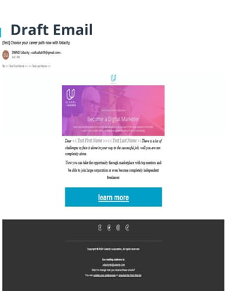 Email marketing project | PDF