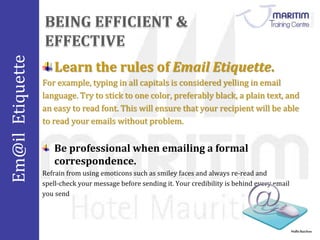 Email protocol & courtesy | PPSX
