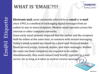 Email protocol & courtesy | PPSX