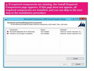 Email router installations & Configuration In Microsoft Dynamics CRM ...
