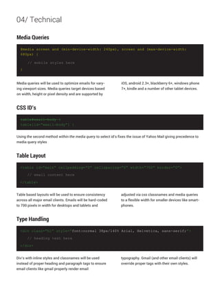 Hanen Email Styleguide | PDF