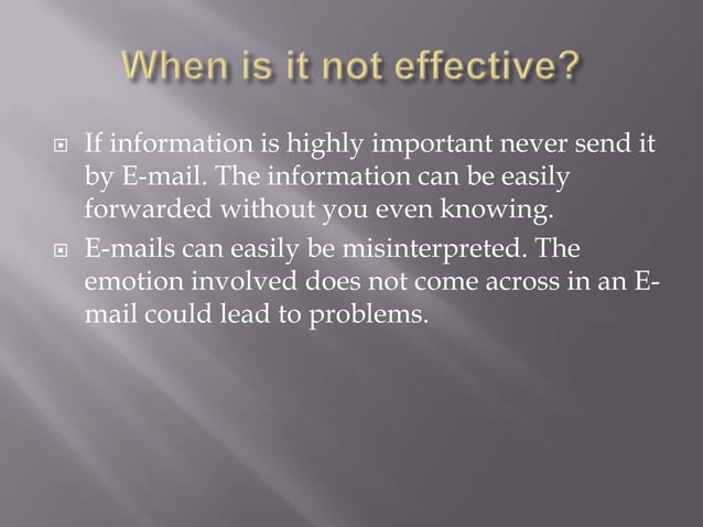 Emails communication powerpoint | PPT