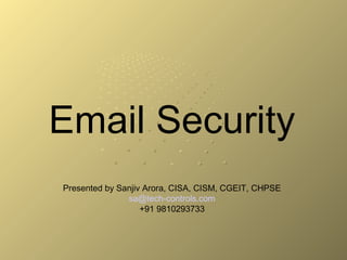 Email Security and Awareness | PPT