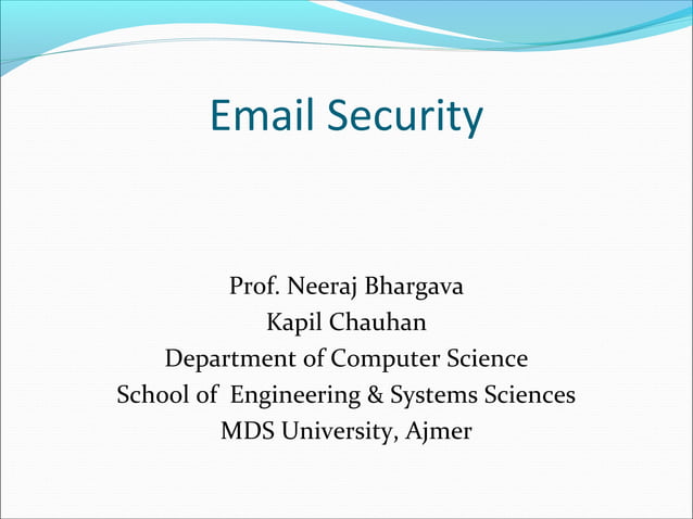 Email Security | PPT