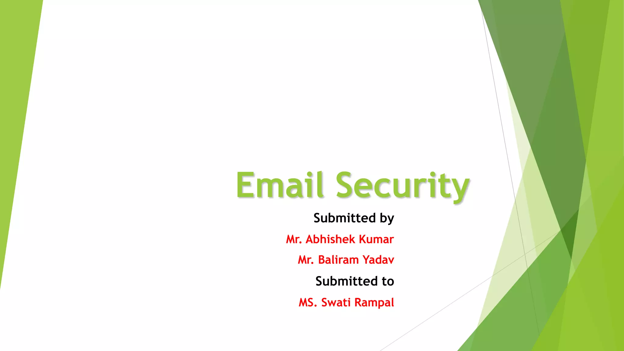 Email security | PPTX