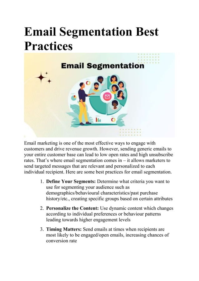Email Segmentation Best Practices.docx