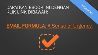 Email Formula- Sense of Urgency | PDF