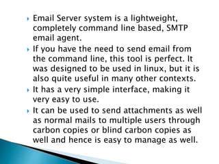 Email server system1.ppt