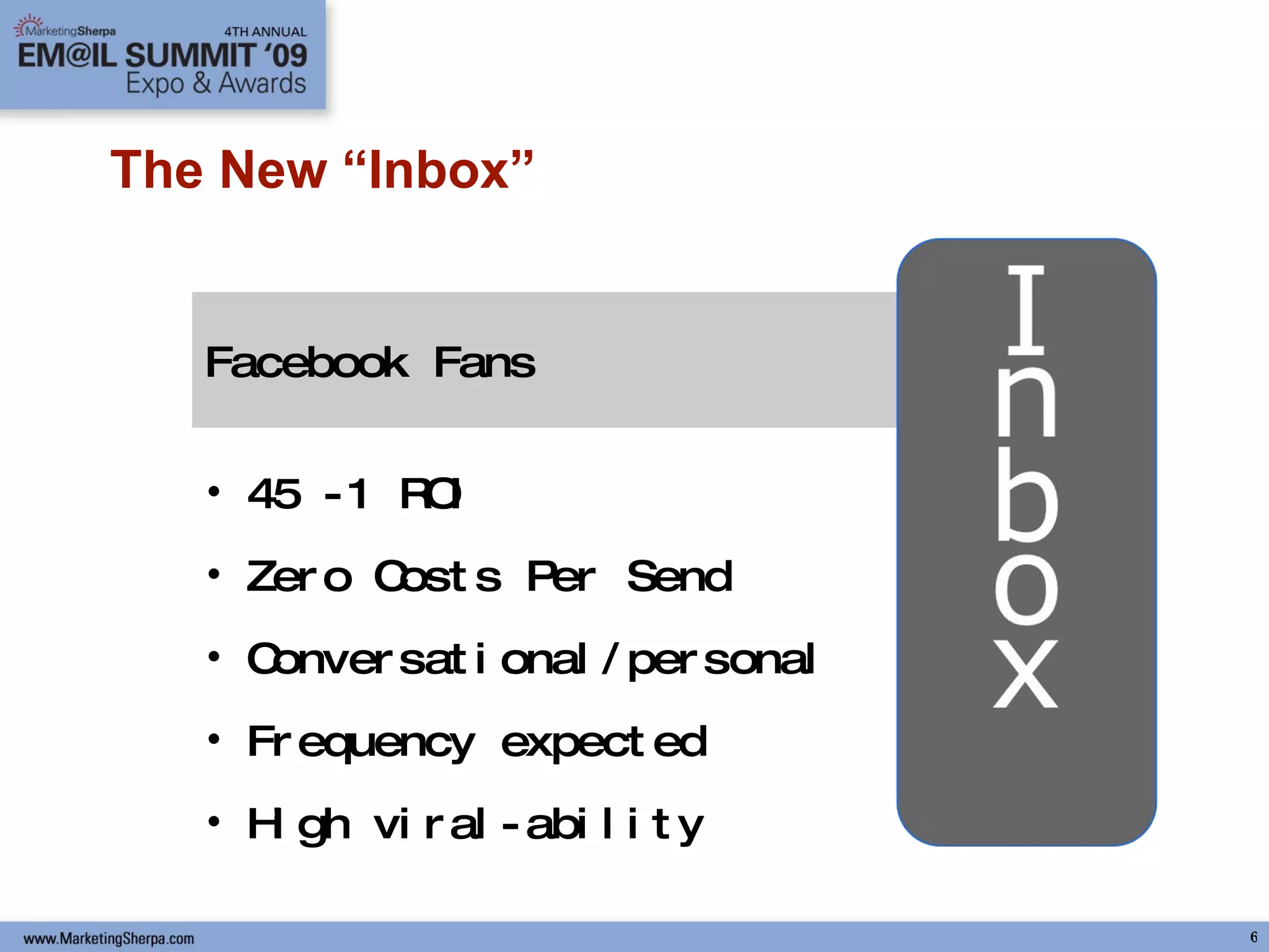 MarketingSherpa - The New Inbox | PPT