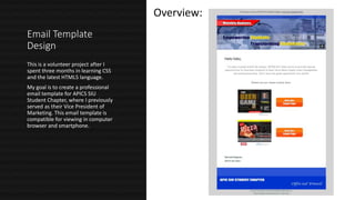 Email template design | PPTX