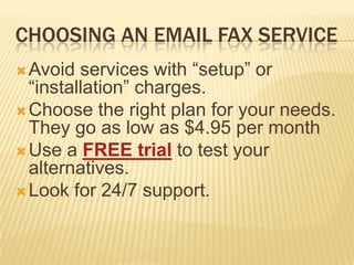 Email to Fax Google | PPT