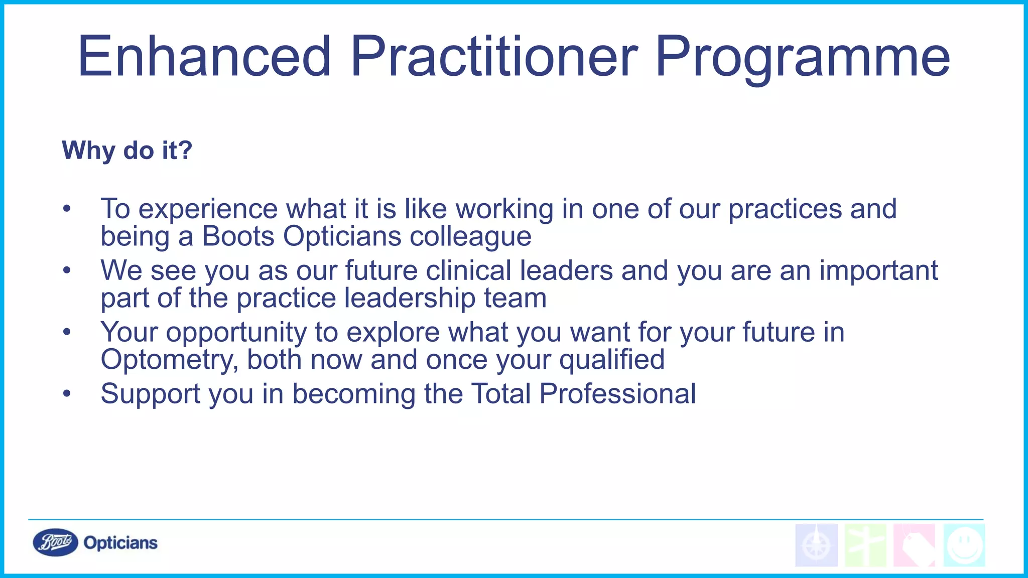 Enhanced Practitioner Programme | PPT
