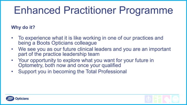 Enhanced Practitioner Programme | PPT