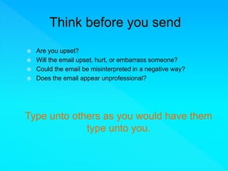 Email Etiquette | PPTX