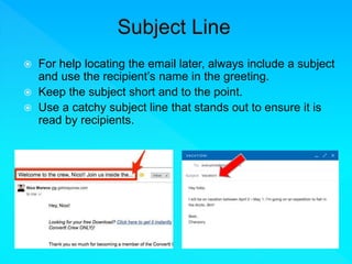 Email Etiquette | PPTX