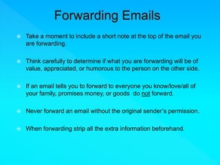 Email Etiquette | PPTX