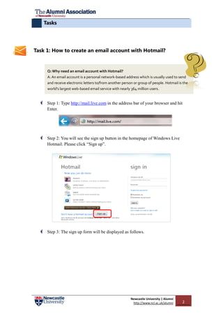How to Use Email (Hotmail) | PDF | Email | Internet