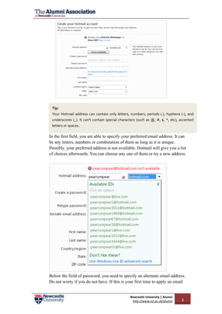 How to Use Email (Hotmail) | PDF | Email | Internet