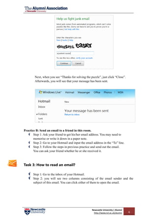 How to Use Email (Hotmail) | PDF