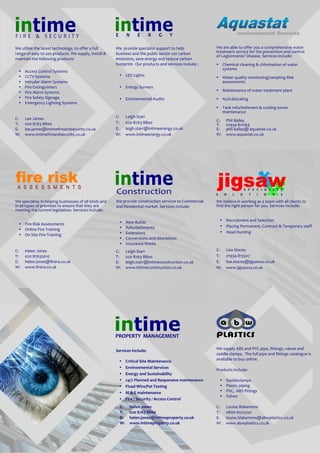 Email Version Leaflet Intime Group | PDF | Environmental Services ...