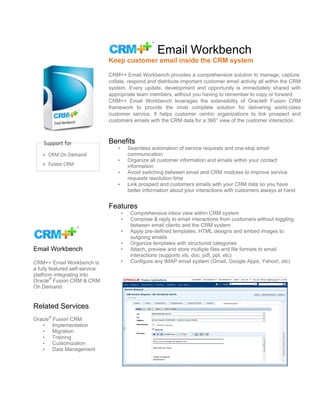 Email workbench | PDF