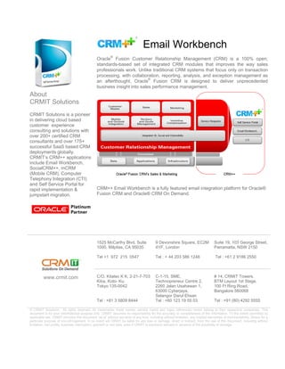 Email workbench | PDF