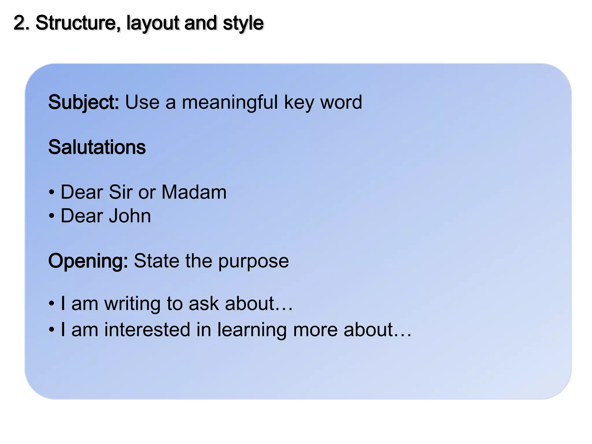 Etiquette of Email writing | PPTX