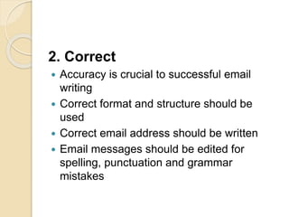 Email writing | PPTX | Email | Internet