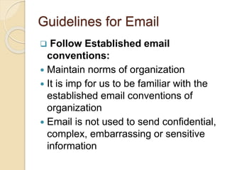 Email writing | PPTX | Email | Internet