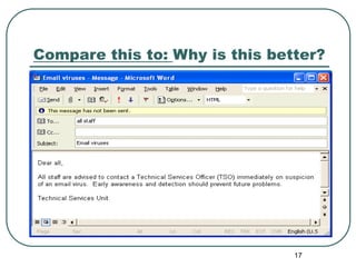 Email Writing - ppt to Teach Email Writing to B1 to C1 level students | PDF