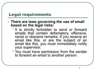 Email Writing - ppt to Teach Email Writing to B1 to C1 level students | PDF
