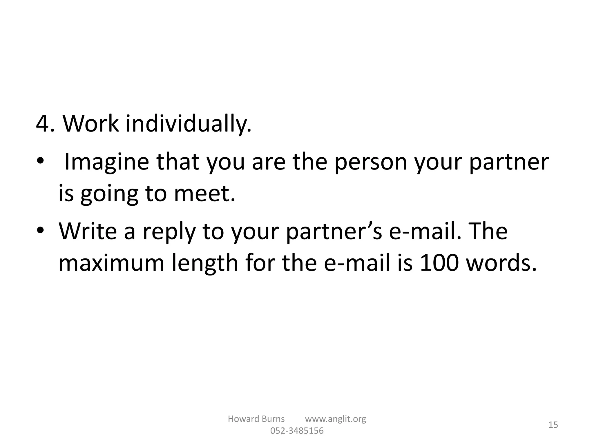Email writing exercises | PPTX