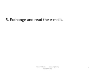 Email writing exercises | PPTX