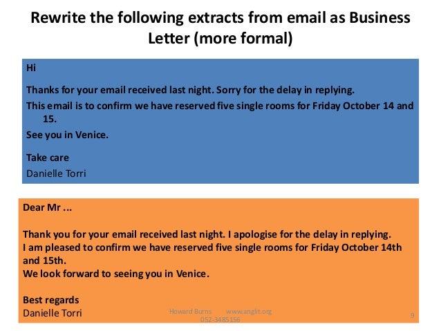 Email Writing Exercises Email Writing Exercises