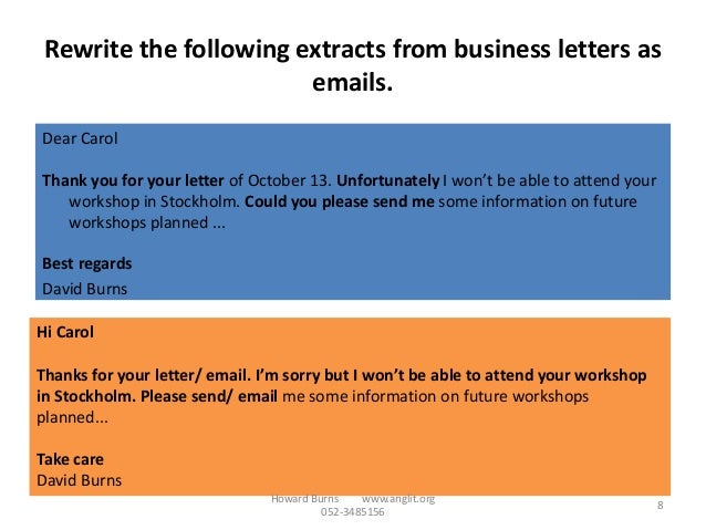Email Writing Exercises email-writing-exercises
