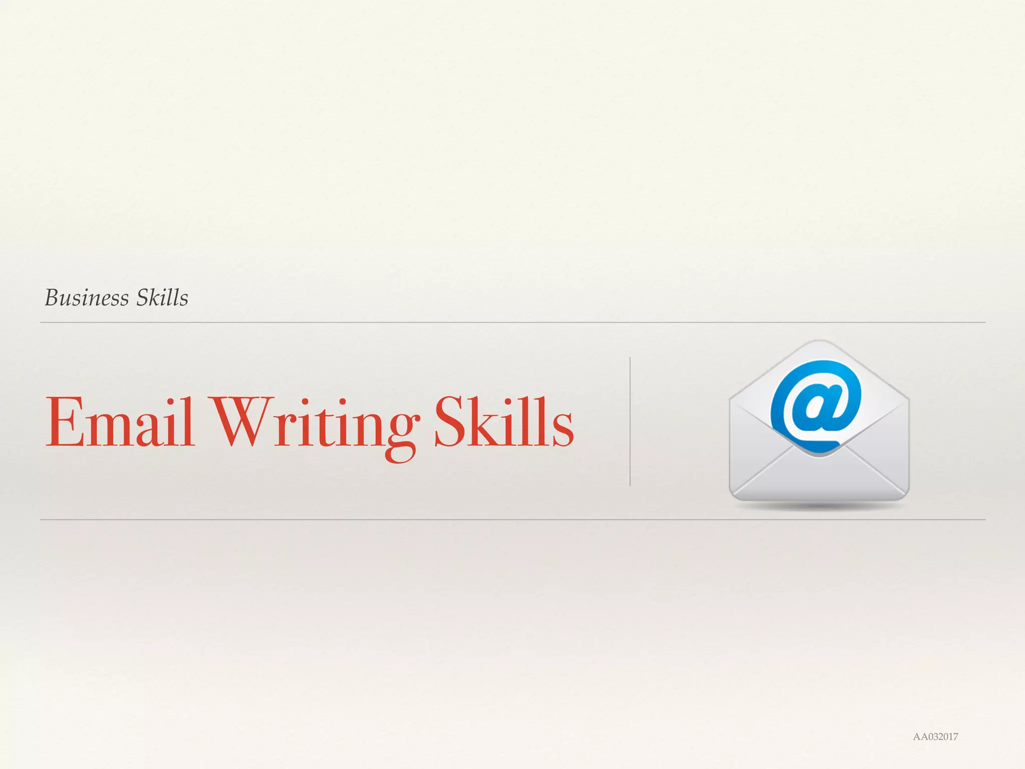 Email writing skills | PDF