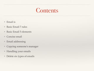 Email writing skills | PDF