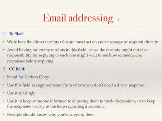 Email writing skills | PDF