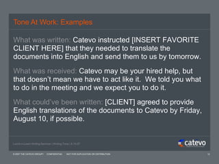 Before You Hit "Send": The Role of Tone in Email | PPT