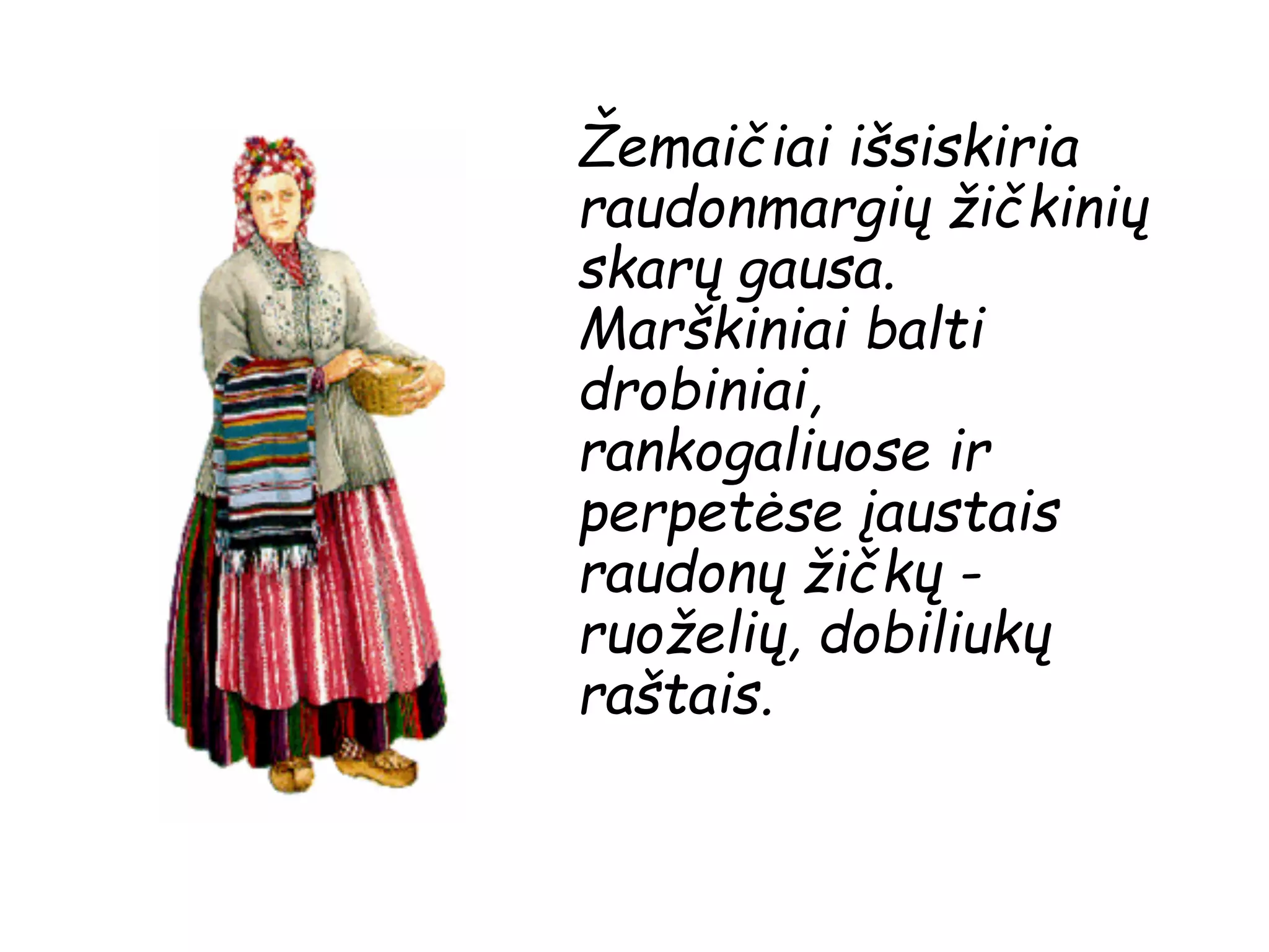 Samogitian traditional clothes | PDF