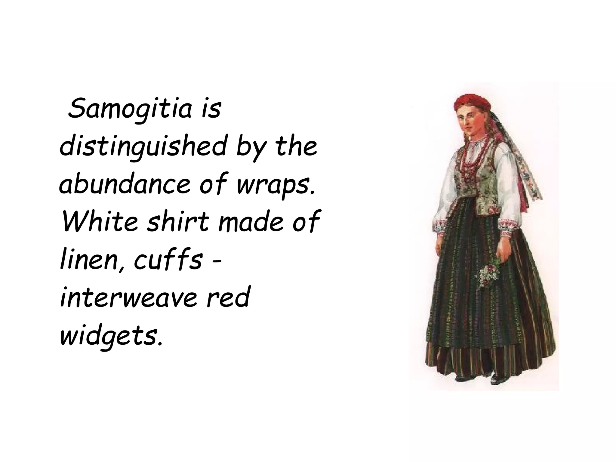 Samogitian traditional clothes | PDF