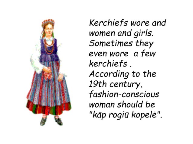 Samogitian traditional clothes | PDF