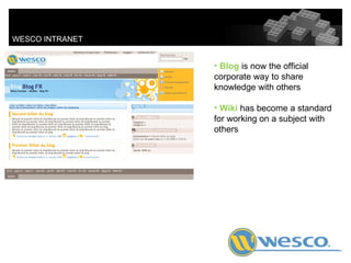 Emakina Academy 9 Sharepoint Solutions Wesco Intranet | PPT