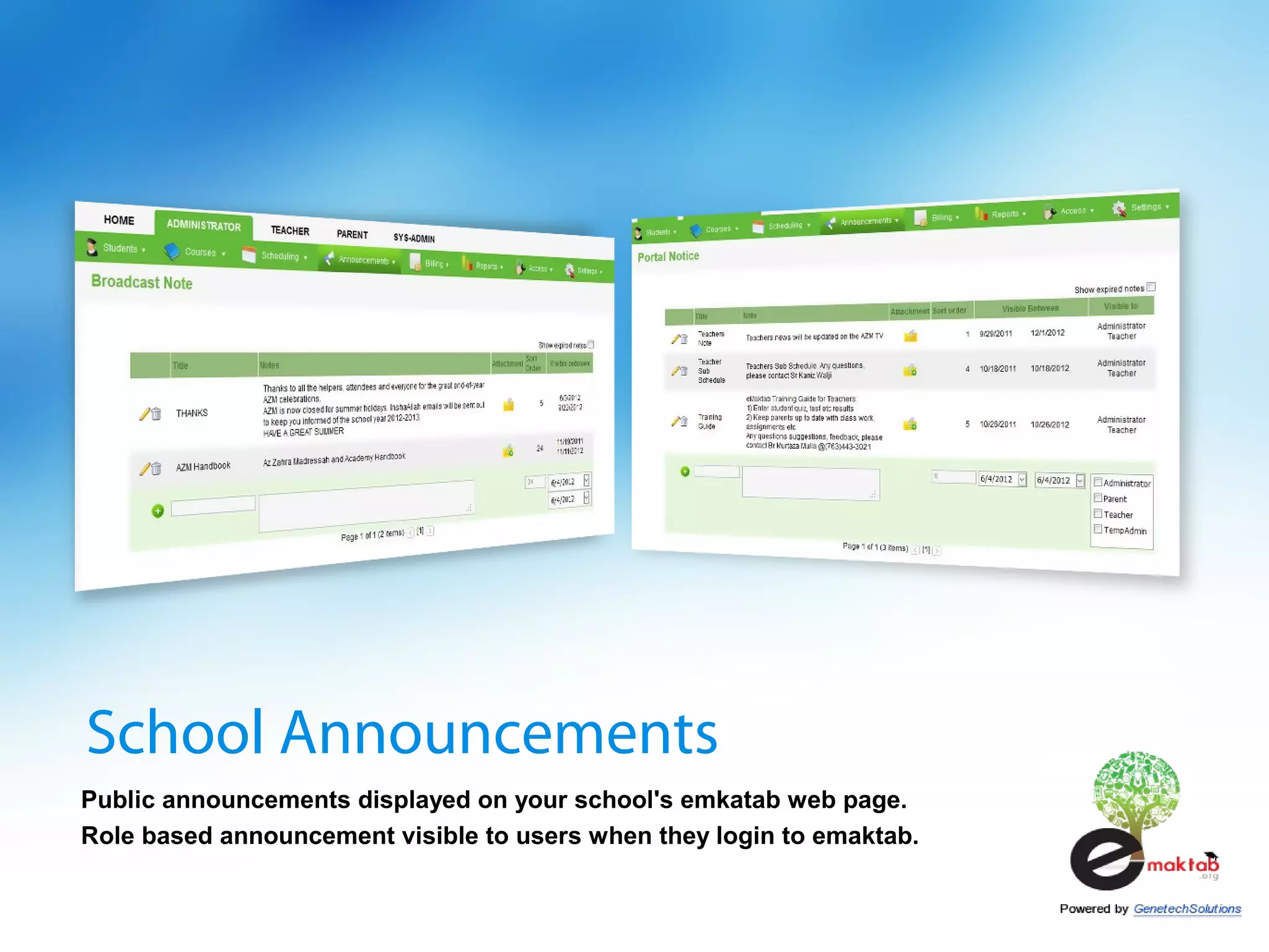 Emaktab - Student management system | PDF