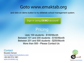 Emaktab - Student management system | PDF