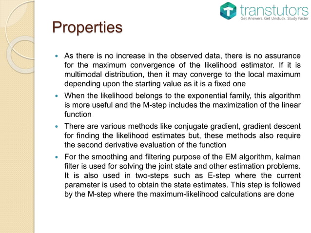 Em Algorithm | Statistics | PPT