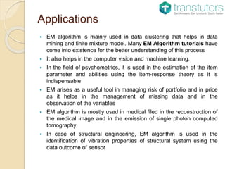 Em Algorithm | Statistics | PPT