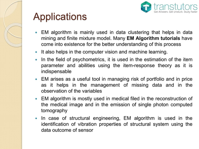 Em Algorithm | Statistics | PPT