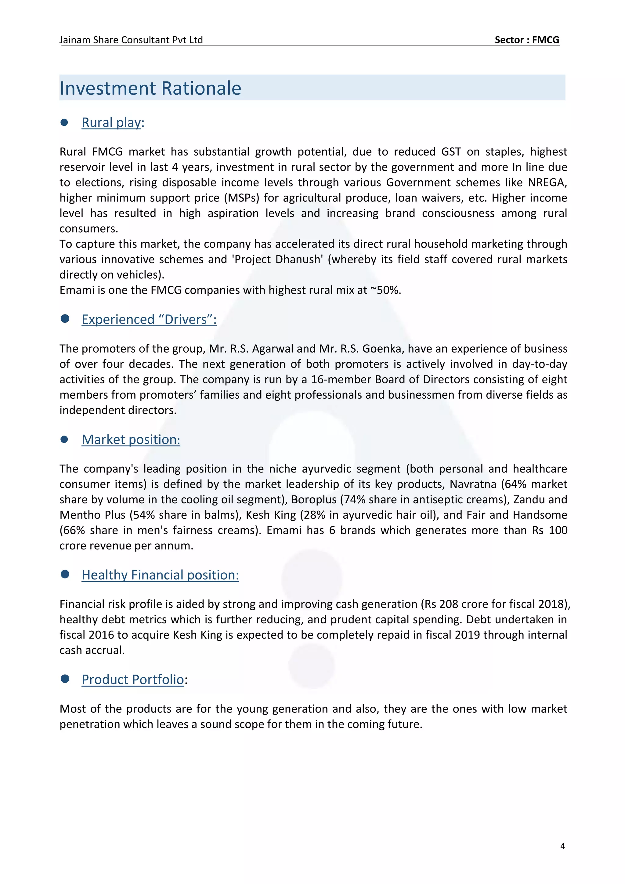 Emami Ltd. | PDF